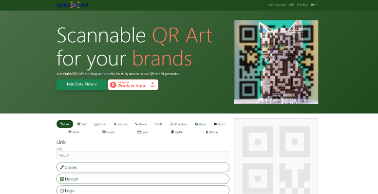 AI設計工具門-Header-QuickQR Art-QuickQR Art